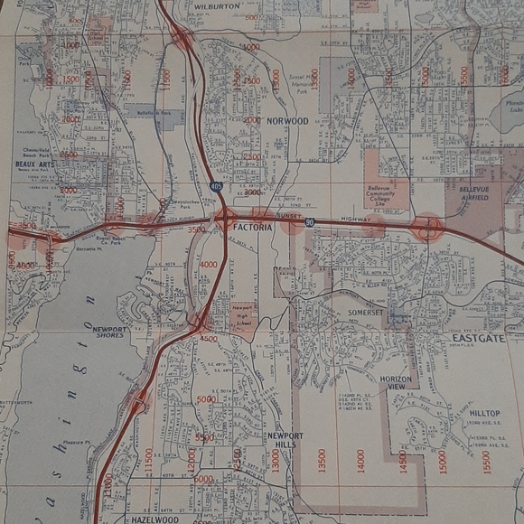 Other | Vintage 197s Maps Of Seattle | Poshmark